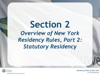 October 2014: Residency Rules in New York | PPTX | Personal Taxes ...