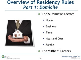 October 2014: Residency Rules in New York | PPTX | Personal Taxes ...