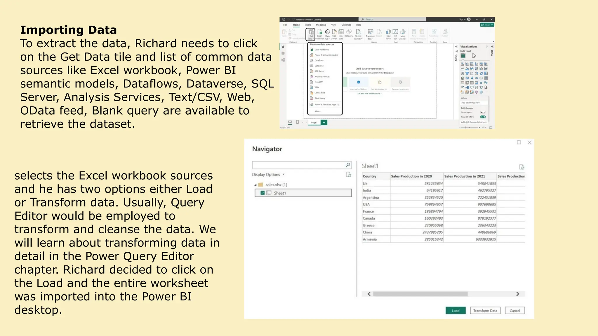 Power BI data analysis power point file. | PPTX