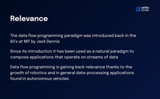 "Taming the Dragon": Data Flow Programming with Zenoh-Flow | PDF