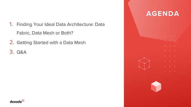 Finding Your Ideal Data Architecture: Data Fabric, Data Mesh or Both? | PPT