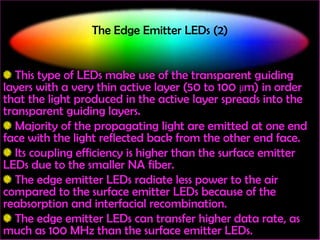 Optical Source - Light Emitting Diodes | PPTX