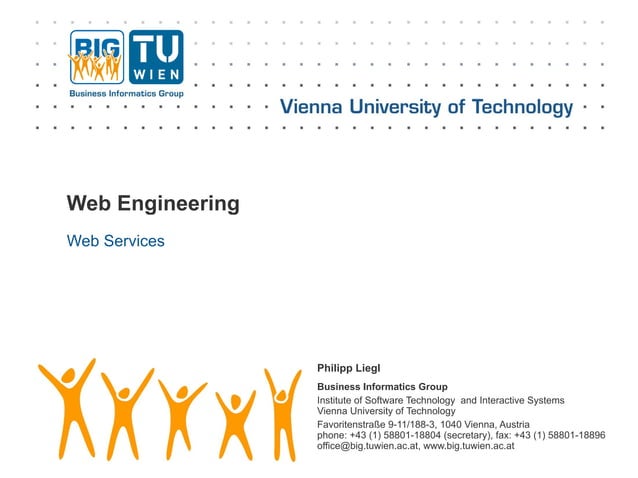 Introduction to Service Oriented Architectures, SOAP/WSDL Web Services ...
