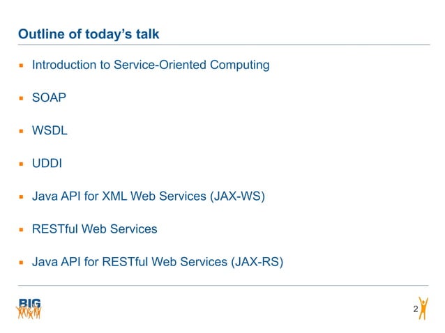 Introduction to Service Oriented Architectures, SOAP/WSDL Web Services ...