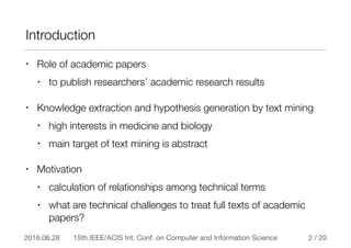 Text Analysis of Academic Papers Archived in Institutional Repositories ...