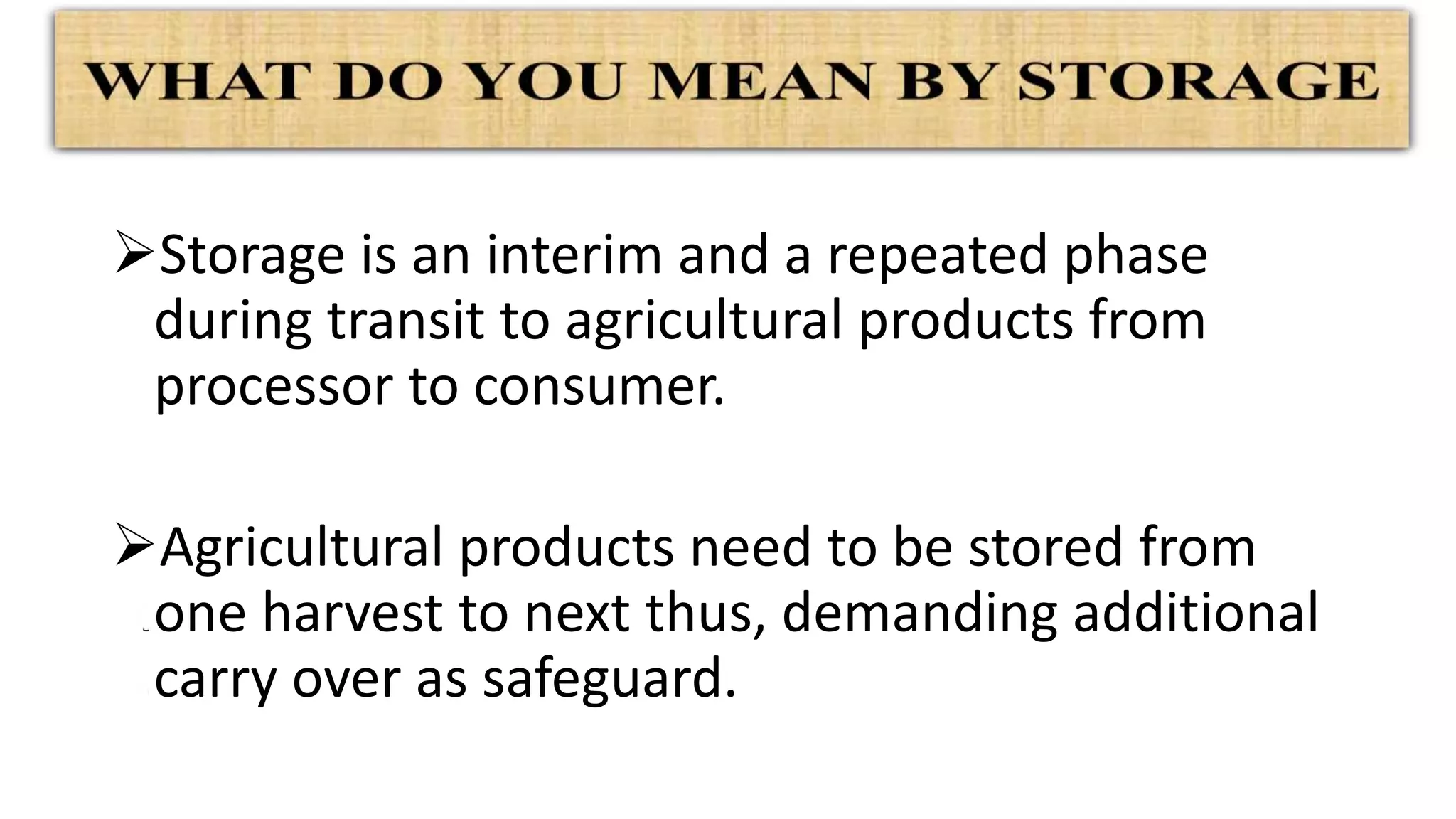 Traditional storage structure | PPTX