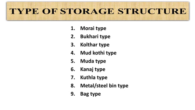 Traditional storage structure | PPTX