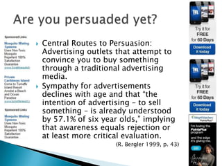 "If you notice it as advertising, it hasn’t worked:” Peripheral ...