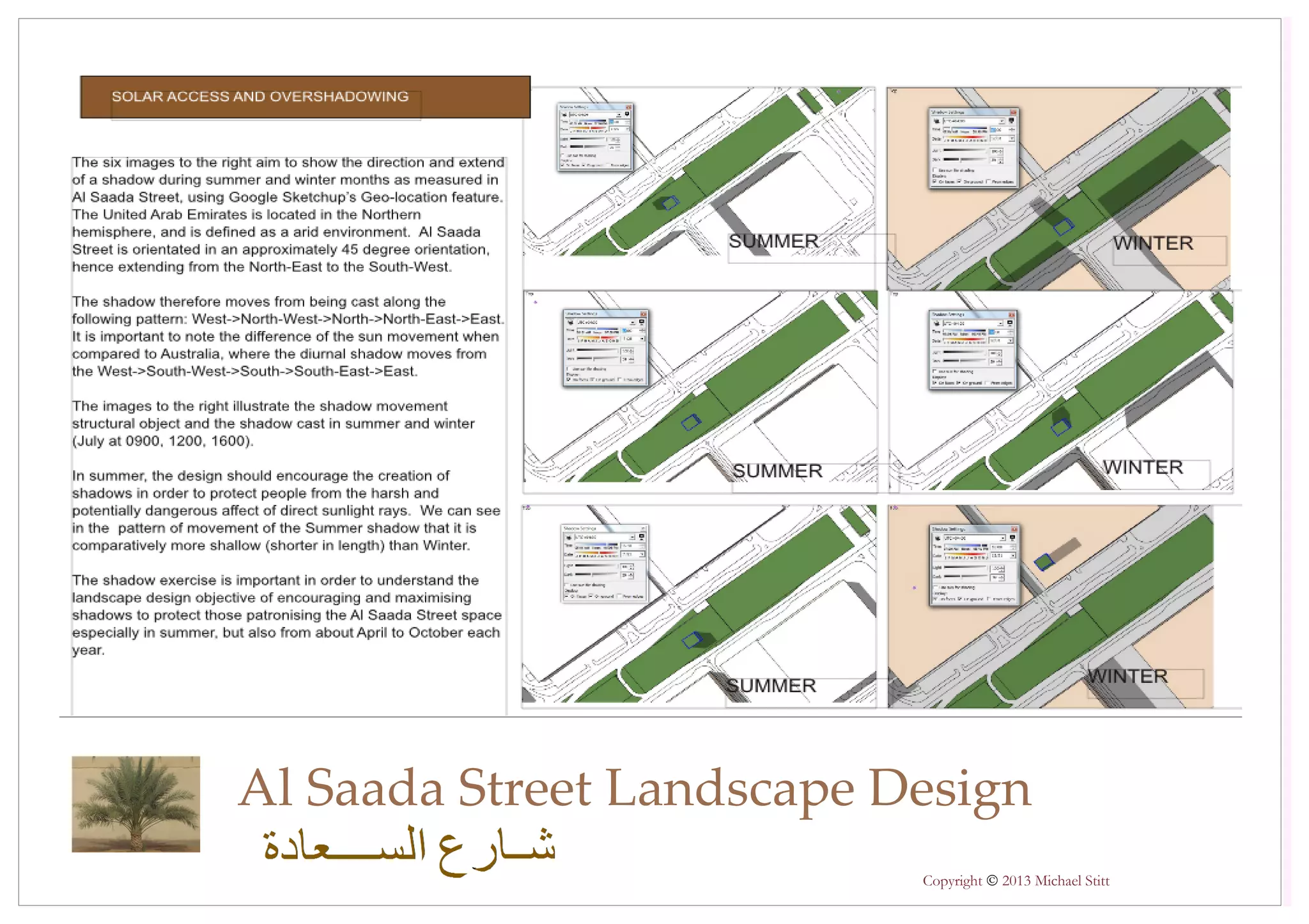 Al Saada Street - Abu Dhabi - Preliminary Site Analysis | PDF