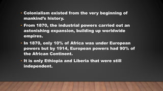 Colonialism in Africa | PPTX
