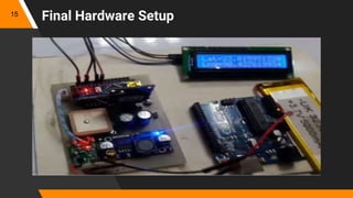 Presentation slides on Child Tracking System | PPTX