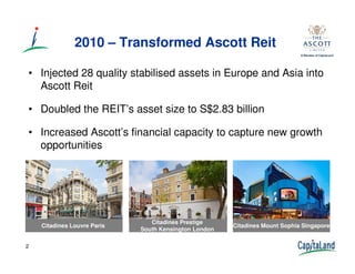 The Ascott Ltd - Presentation | PDF
