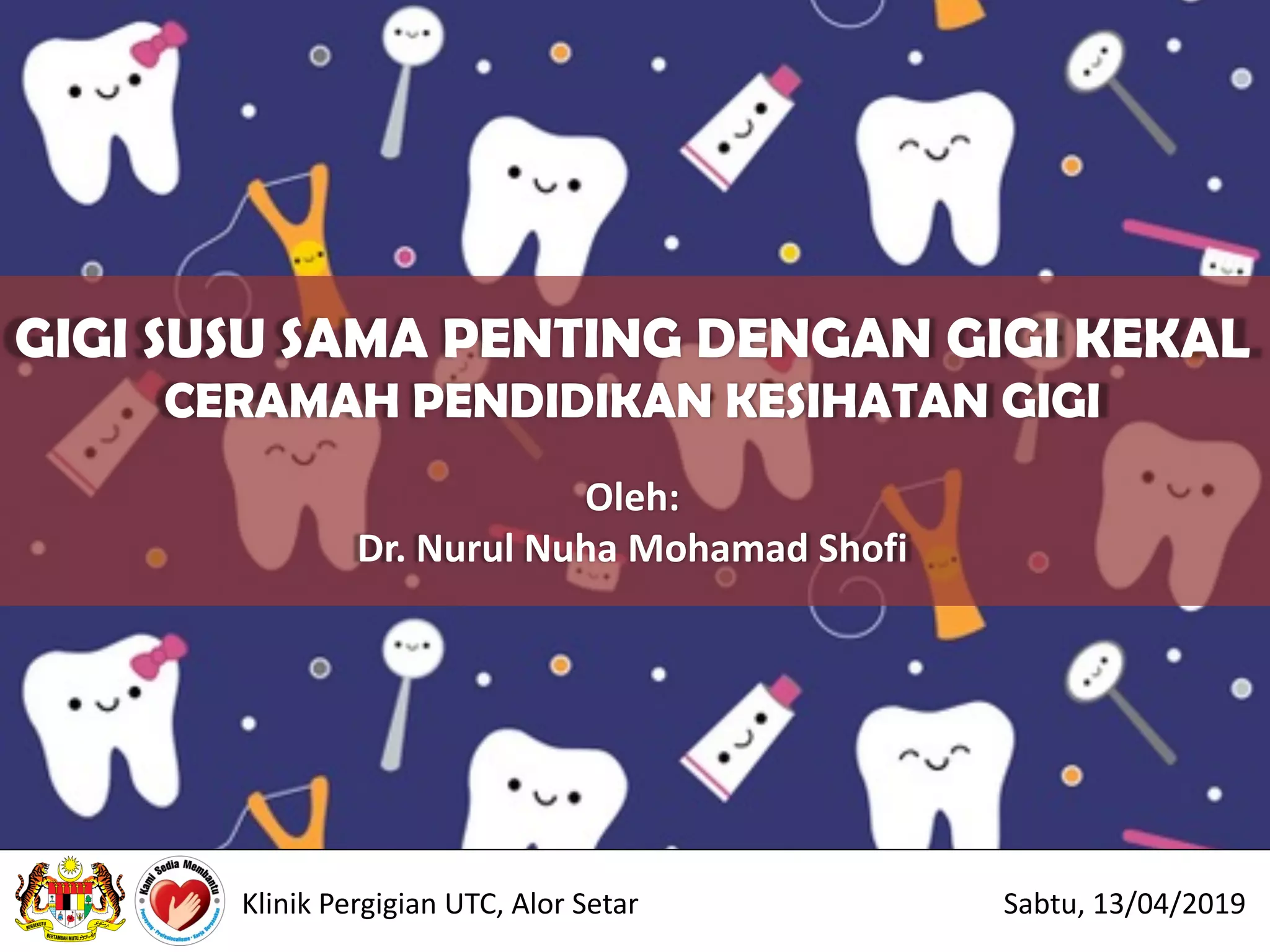 Presentation slides (Promosi Pengasuh Taska) | PDF