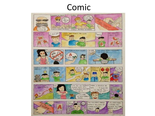 Comic Presentation slide | PPT