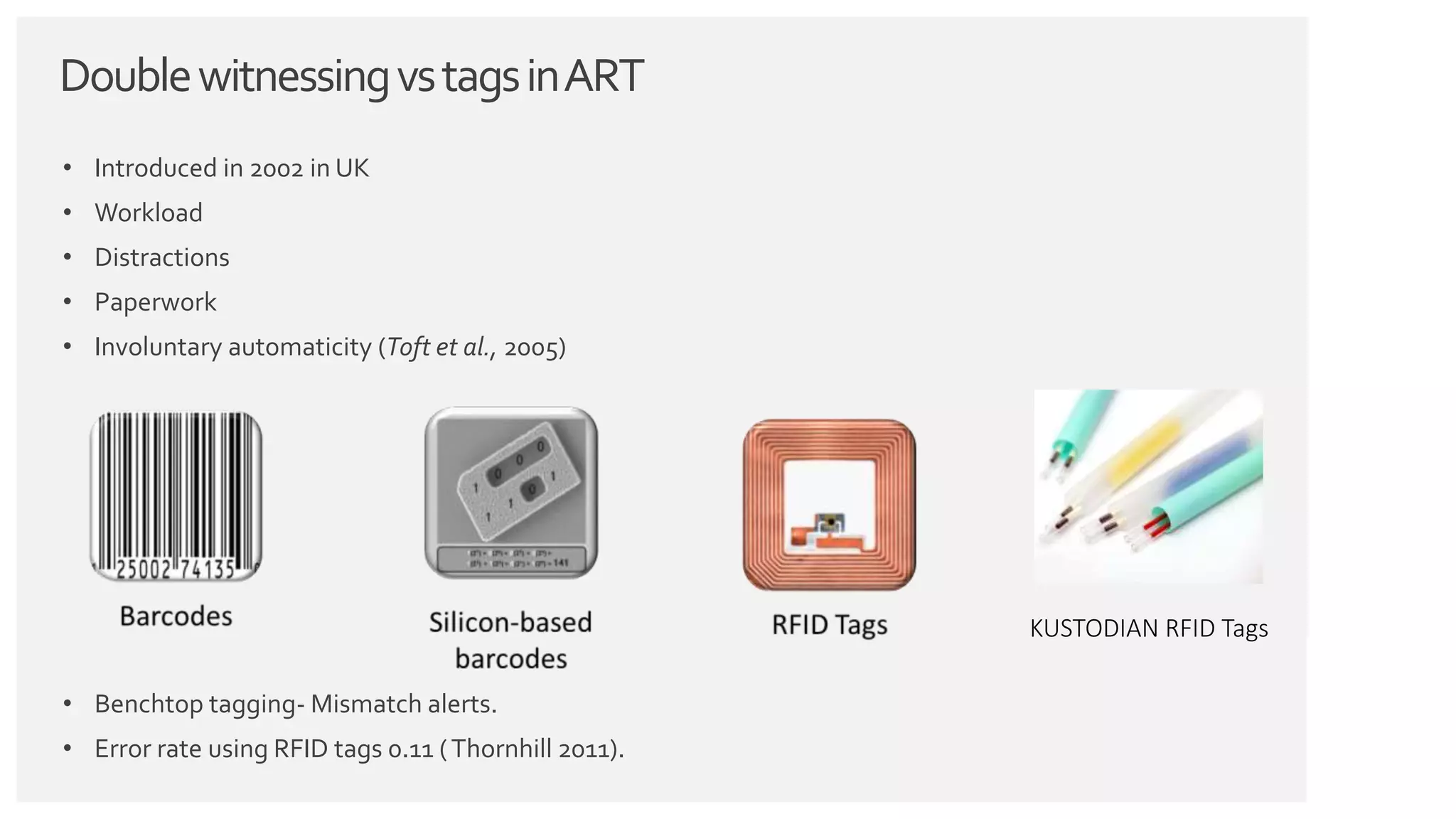 Cryo-storage Chain of Custody: RFID tags in Liquid nitrogen | PPTX