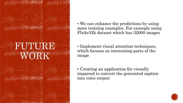 Image Caption Generation using Convolutional Neural Network and LSTM | PPTX