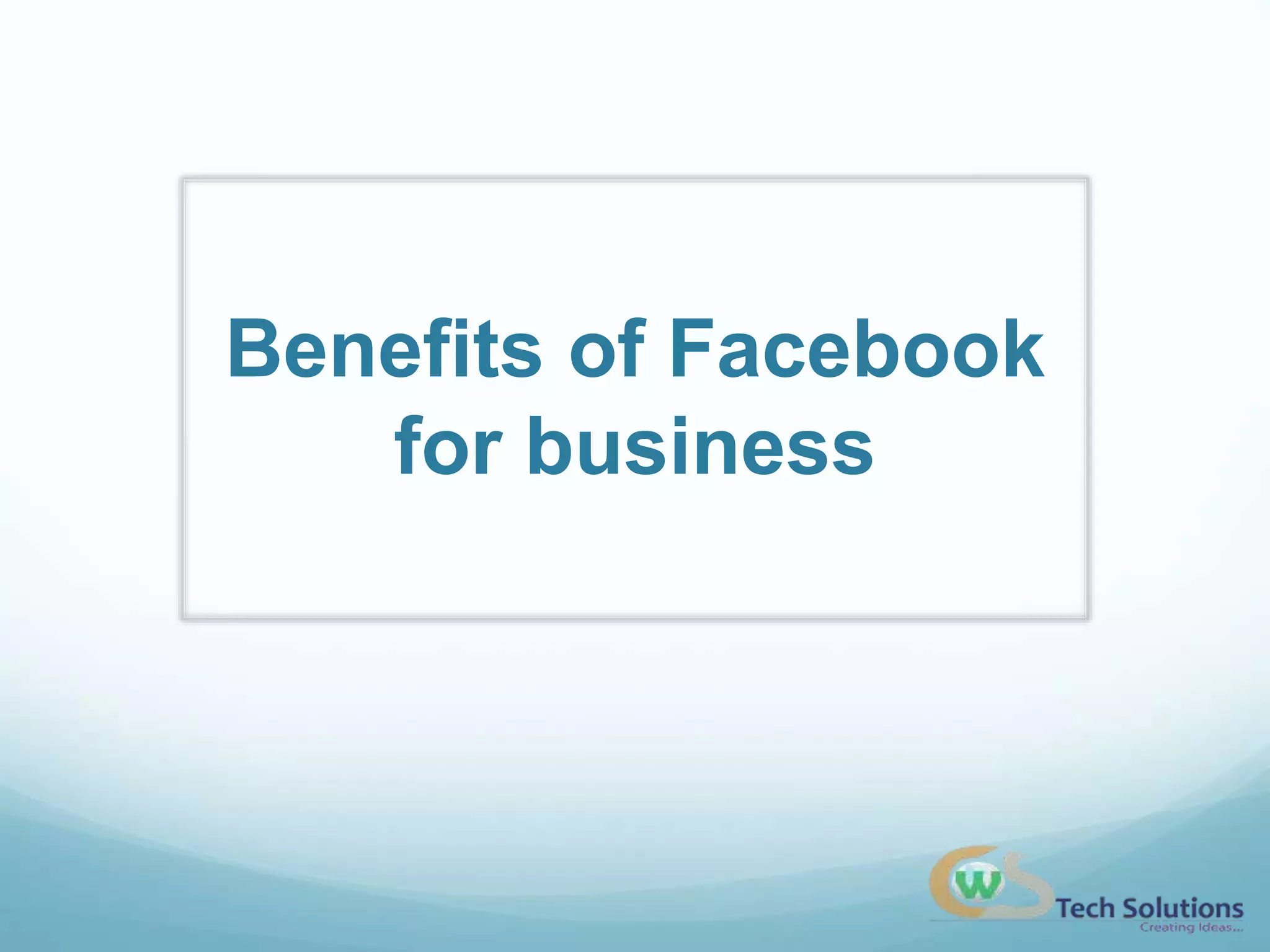 Facebook Marketing | PPTX