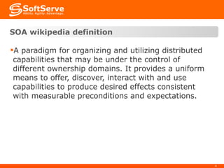Service Oriented Architecture | PPT