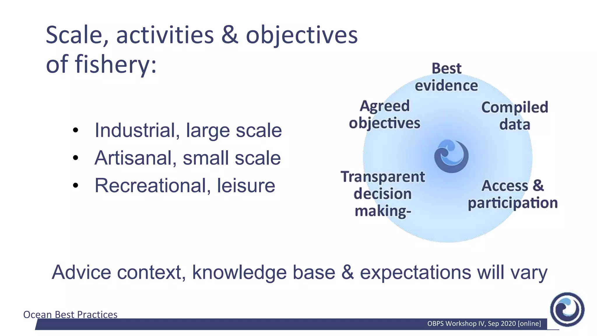 Best Practice for Fisheries Management Advice | PPTX