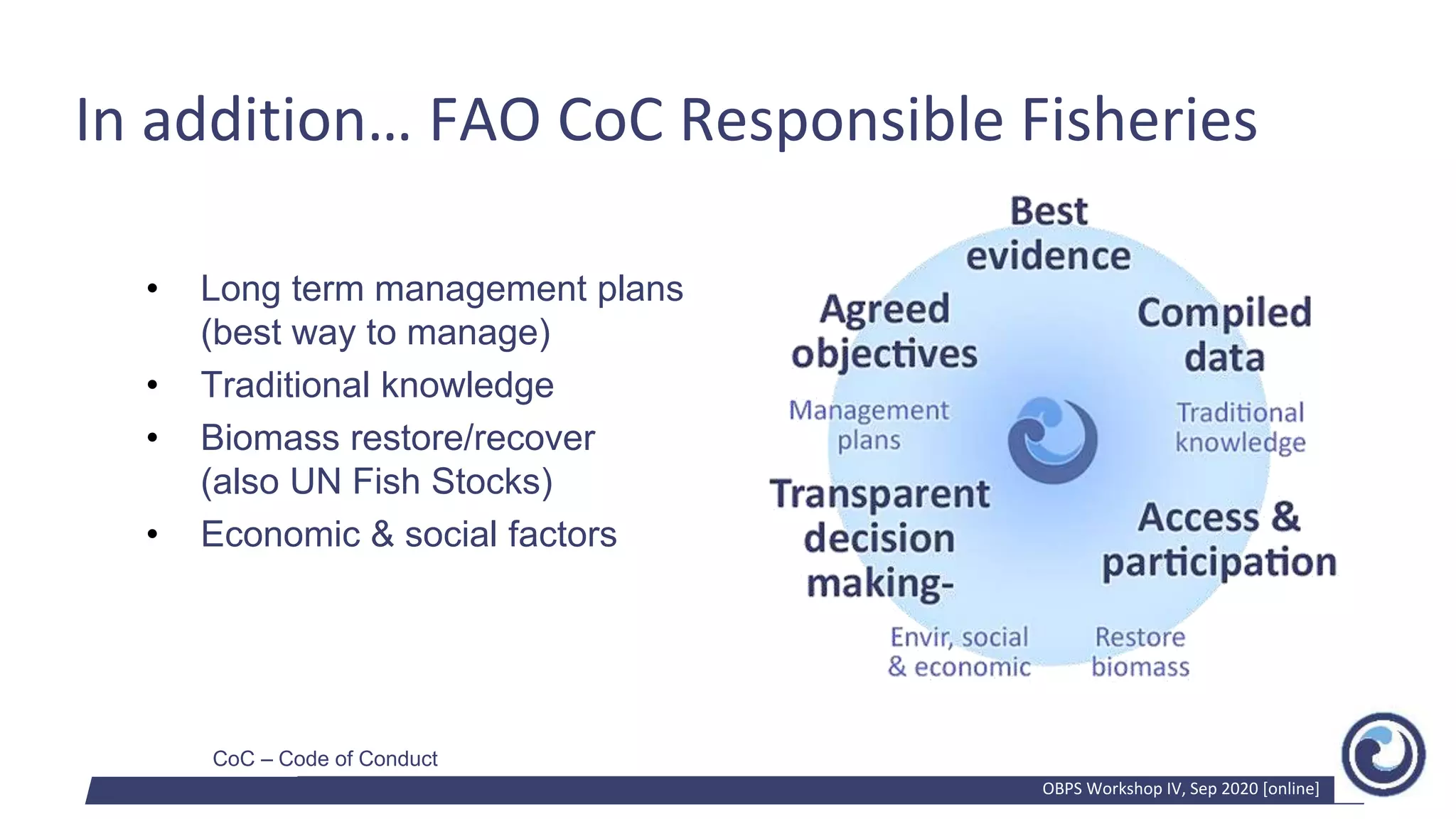 Best Practice for Fisheries Management Advice | PPTX