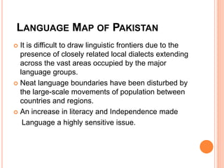 Pakistan and its Languages | PPTX