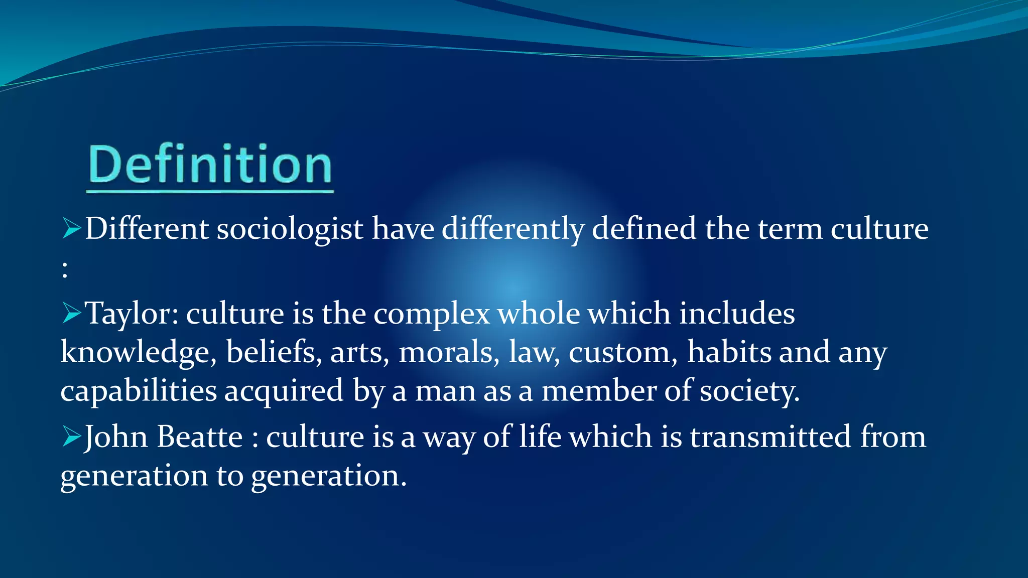 culture and its types and effects | PPTX