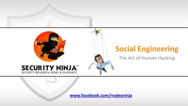 Presentation of Social Engineering - The Art of Human Hacking | PPTX