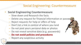 Presentation of Social Engineering - The Art of Human Hacking | PPTX