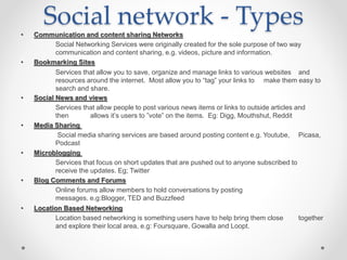 Presentation social networking service | PPTX