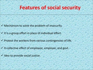 Presentation On Introduction Social Security | PPTX