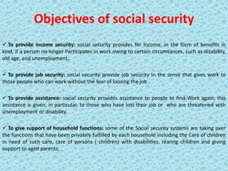 Presentation On Introduction Social Security | PPTX