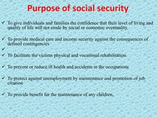 Presentation On Introduction Social Security | PPTX