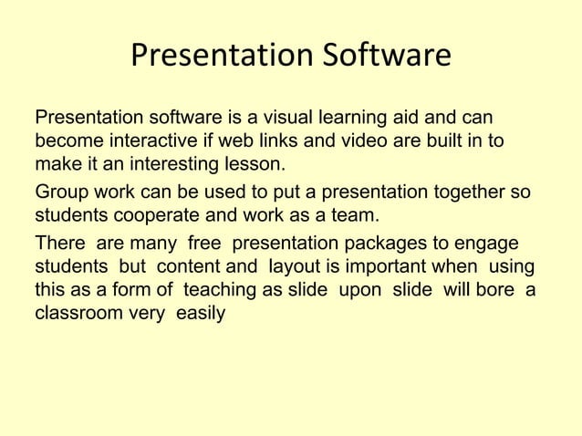 Presentation software | PPTX