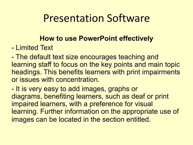 Presentation software | PPT