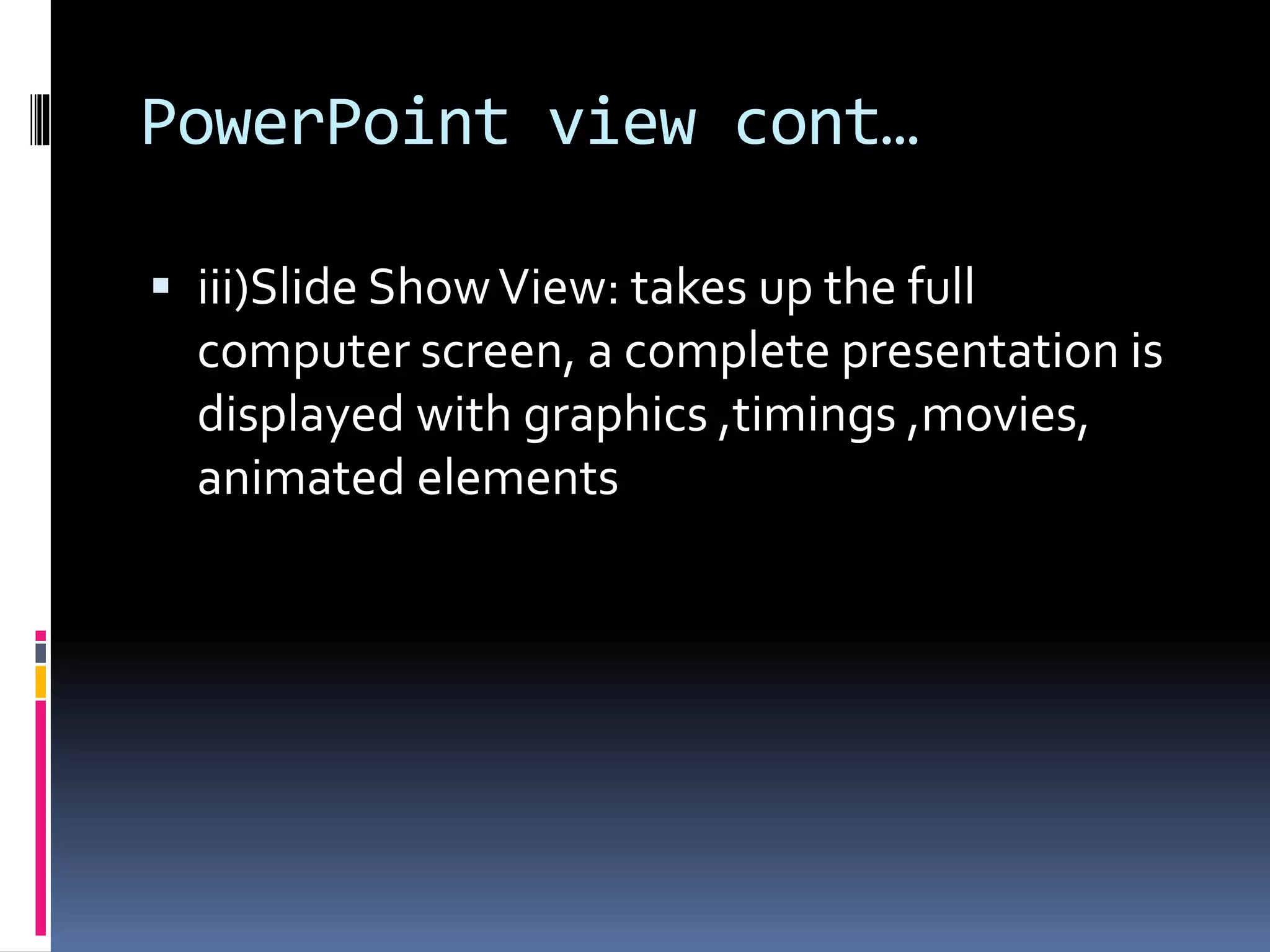 Presentation software | PPTX