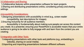 Presentation software part 1 and part 2 of wcms | PPTX