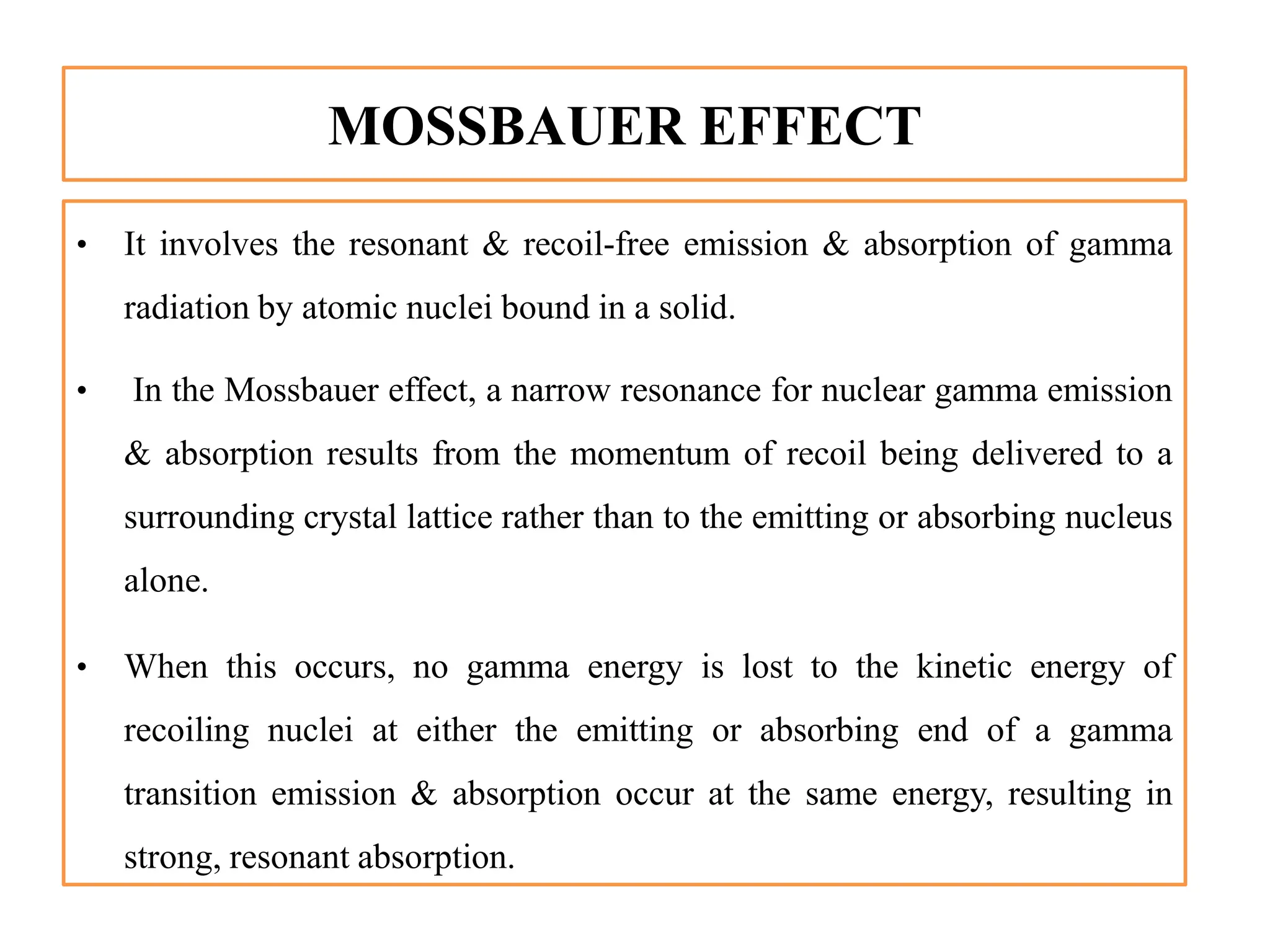 Mossbauer effect and spectroscopy, optical phenomena.pptx