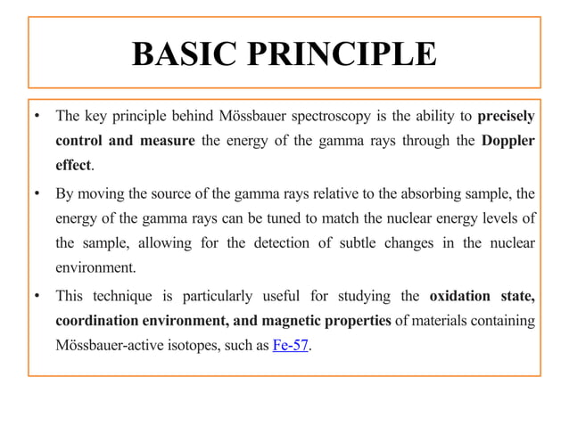 Mossbauer effect and spectroscopy, optical phenomena.pptx