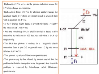 Mossbauer effect and spectroscopy, optical phenomena.pptx