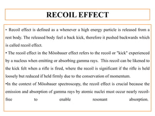 Mossbauer effect and spectroscopy, optical phenomena.pptx