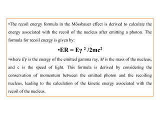 Mossbauer effect and spectroscopy, optical phenomena.pptx