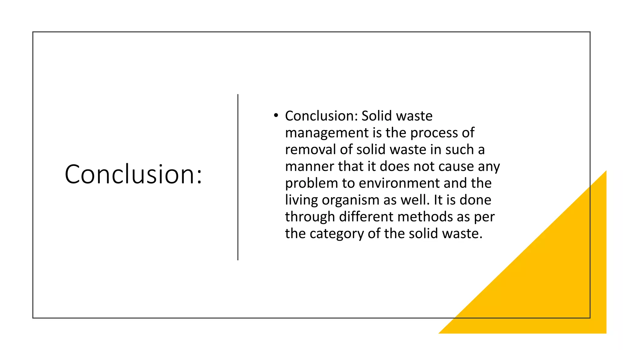 solid waste managment seminar report | PPTX