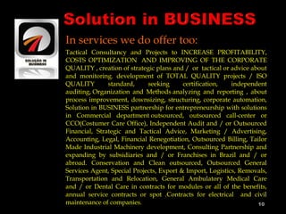 Presentation solution in business | PPT