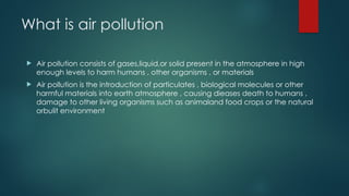 presentations on air pollution class eigh | PPTX