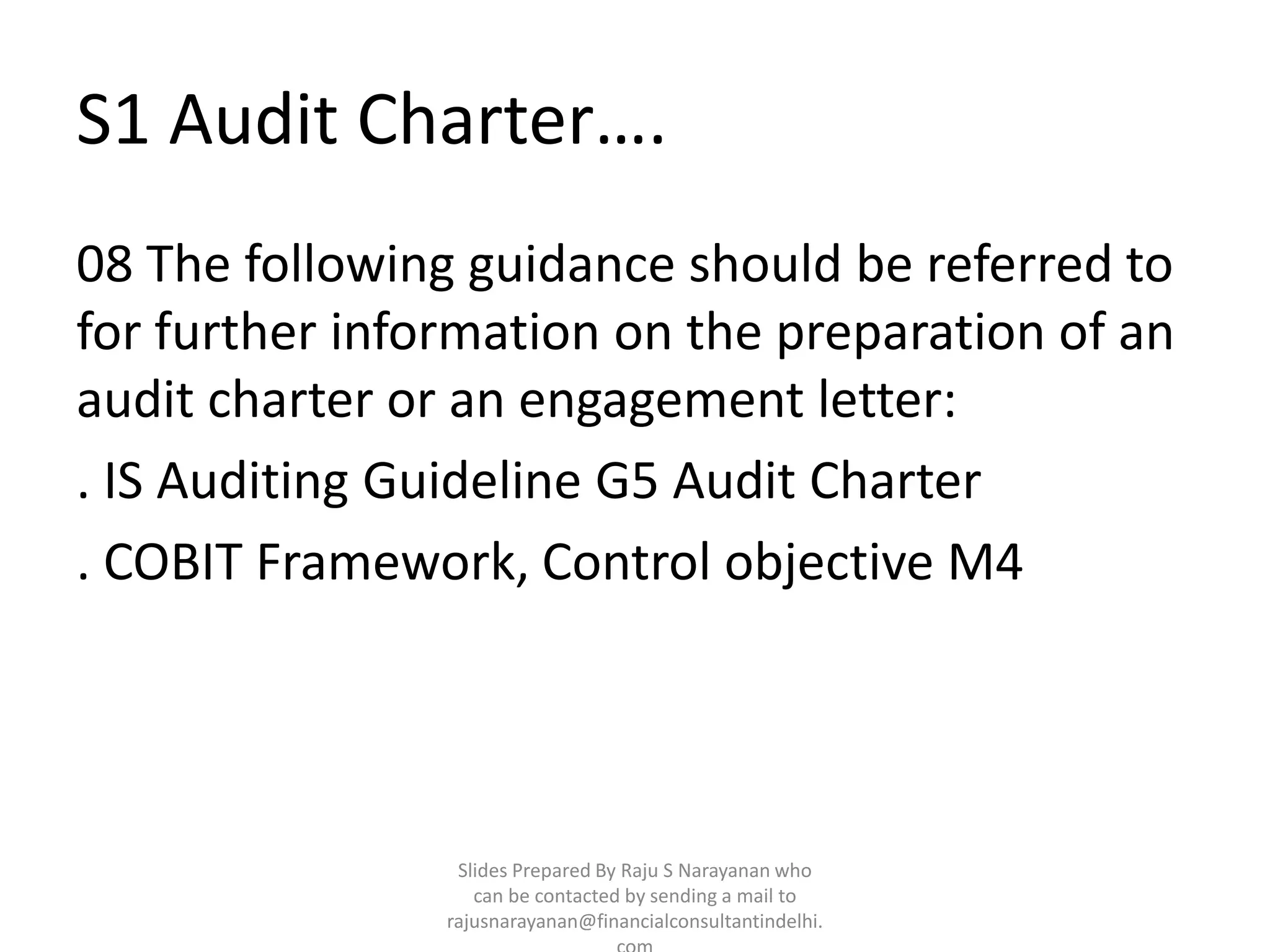 Presentations on audit charter | PPTX