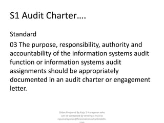 Presentations on audit charter | PPTX