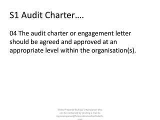 Presentations on audit charter | PPTX