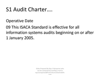 Presentations on audit charter | PPTX