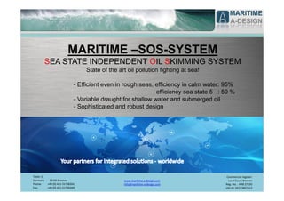 Oil Spill Solution: Maritime A-Design | PPT