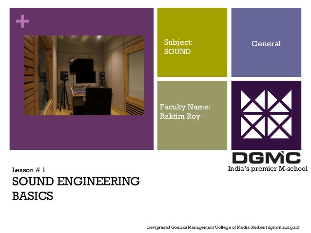 What Is Sound Engineering And Design
